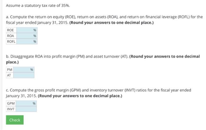 Solved Compute, Disaggregate and Interpret ROE and ROA | Chegg.com