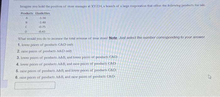 Solved Imagine you hold the position of stoce munager at \\( | Chegg.com