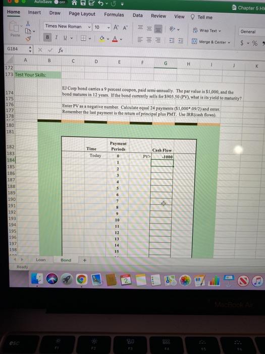 Solved AutoSave OFF Chapter 5 HV Home Insert Draw Page | Chegg.com