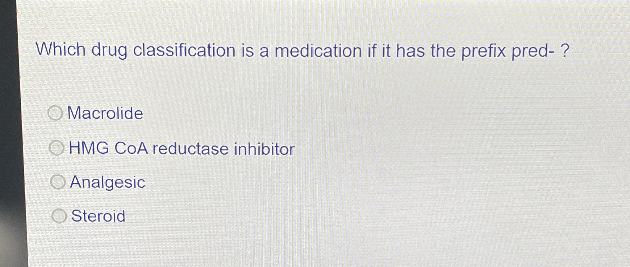 Solved Which drug classification is a medication if it has | Chegg.com