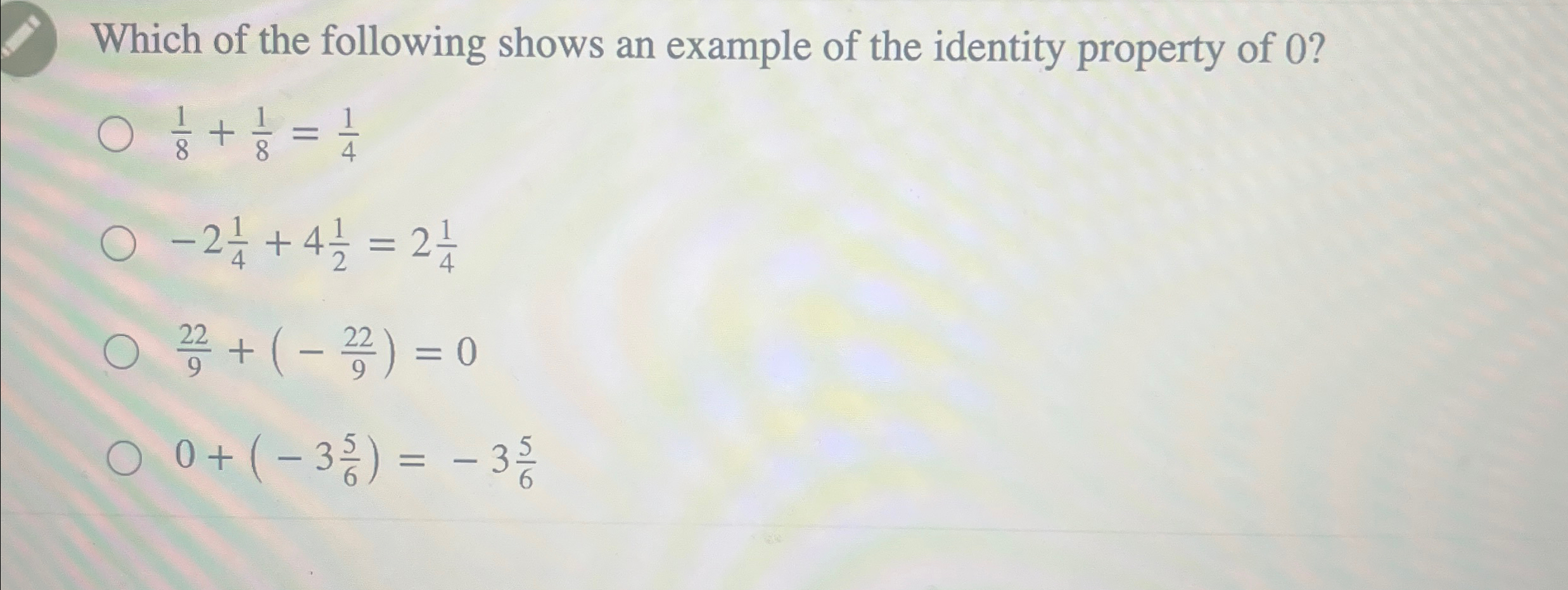 Solved Which of the following shows an example of the | Chegg.com