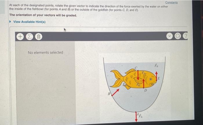 Solved Constants At each of the designated points, rotate | Chegg.com