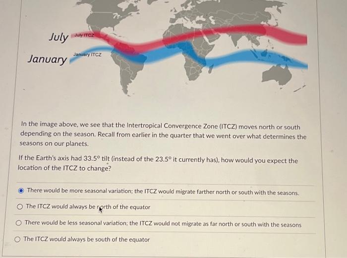 Solved In the image above, we see that the Intertropical | Chegg.com