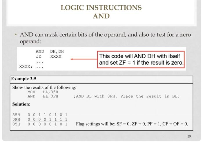 Solved AIM - Write codes to explain logical instructions | Chegg.com