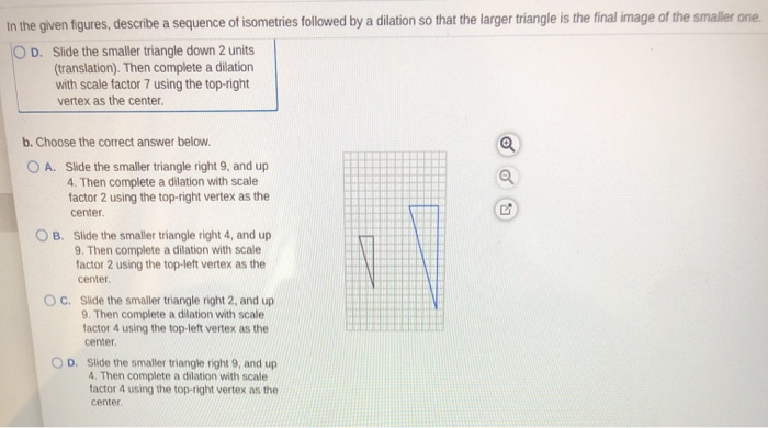 Solved In the given figures, describe a sequence of | Chegg.com