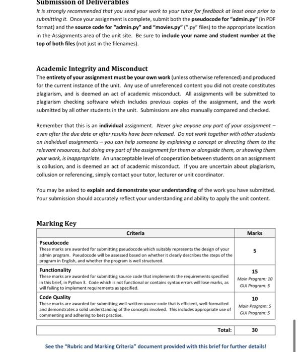 Programming Principles (CSP1150) Assignment 2: | Chegg.com