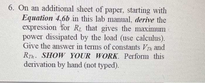Solved On an additional sheet of paper, starting with | Chegg.com