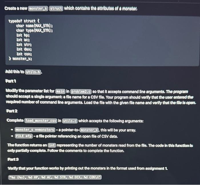 Solved Part? Modily the parameter list for (xin in | Chegg.com
