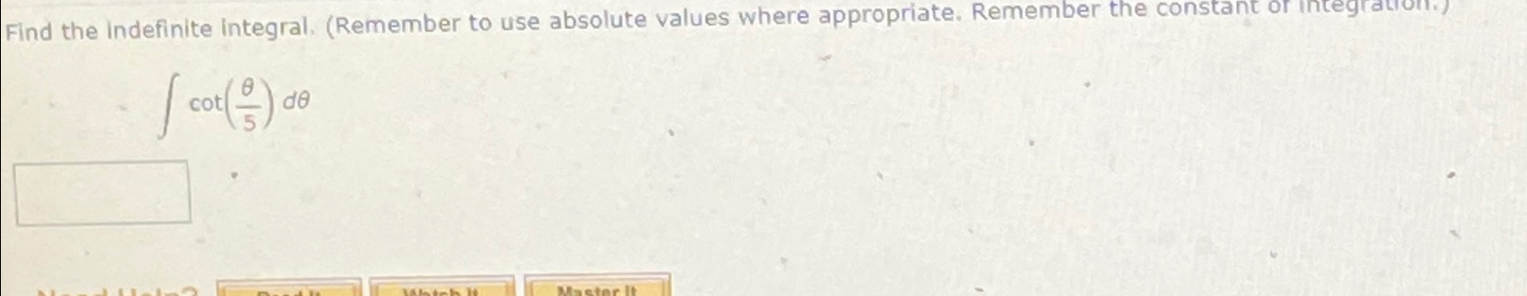 Solved Find the indefinite integral. (Remember to use | Chegg.com