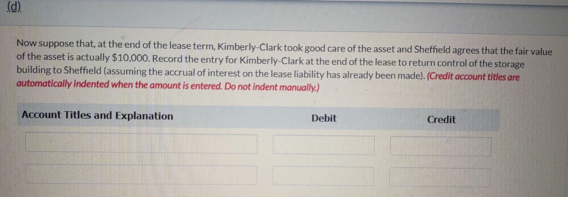 Solved Assume that on December 31,2019, Kimberly-Clark Corp. | Chegg.com