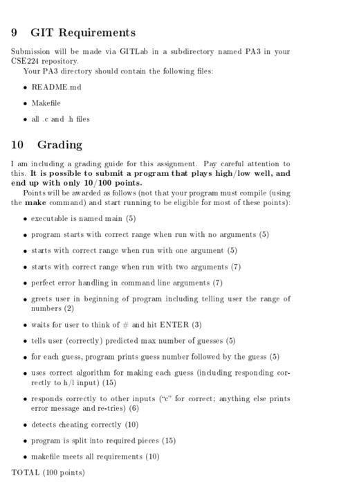 Solved This is a reverse guessing game written im C where | Chegg.com