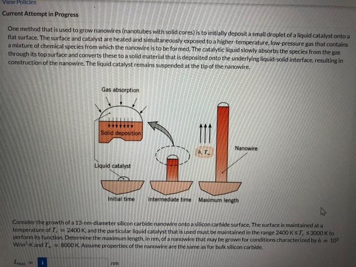 Solved View Policies Current Attempt in Progress One method | Chegg.com