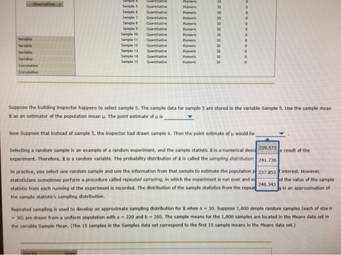 07: Mastery Assignment - Sampling and Sampling | Chegg.com