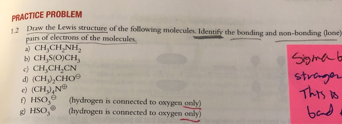 Solved PRACTICE PROBLEM 7 Draw the Lewis structure of the | Chegg.com