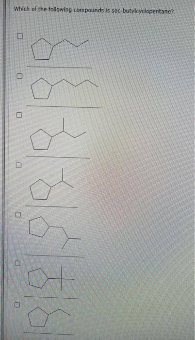 Solved Which of the following compounds is | Chegg.com
