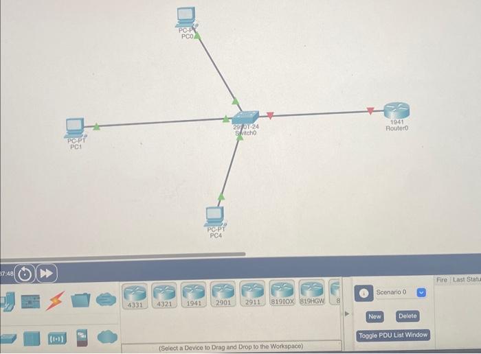Solved 1. Router0 must be set with the following | Chegg.com