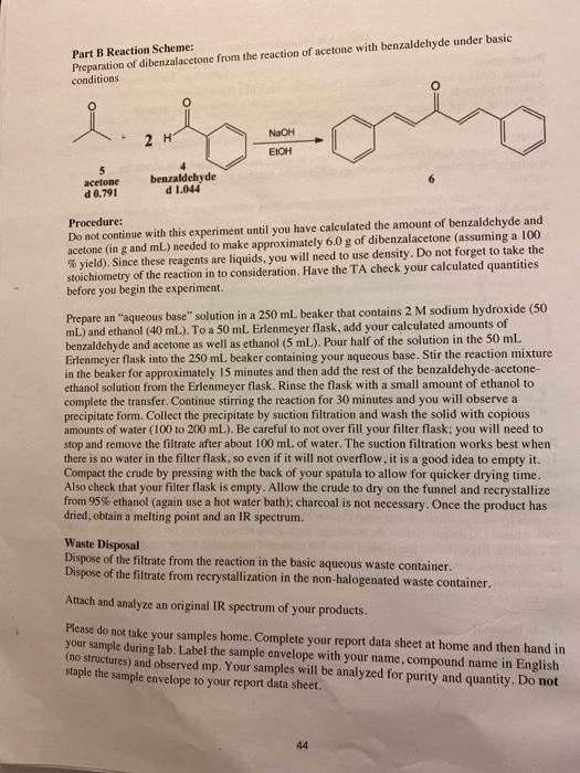 Solved went Data For Part 1: List of all r Reagent Data For | Chegg.com