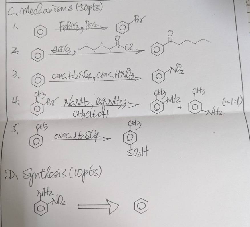 Solved draw or provide CORRECT online picture of mechanisms | Chegg.com
