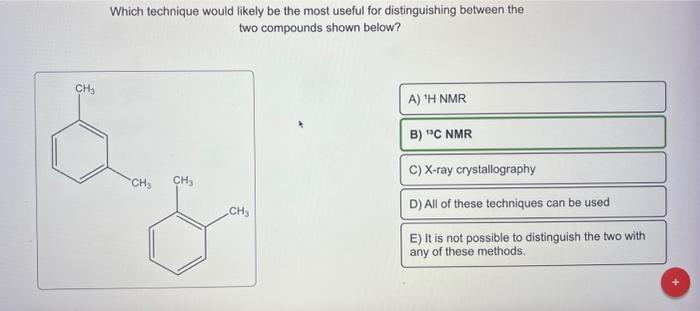 Solved Which technique would likely be the most useful for | Chegg.com