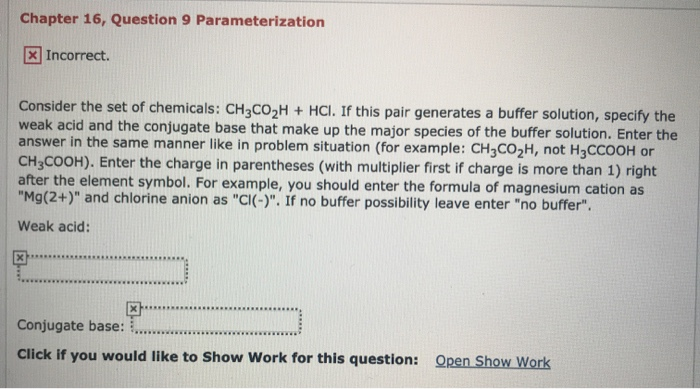 Solved Chapter 16, Question 9 Parameterization x Incorrect. | Chegg.com