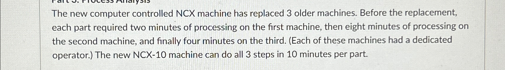 Solved As a result of the introduction of the NCX-10, ﻿the | Chegg.com