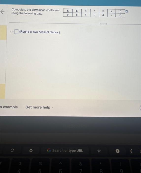 Solved Compute R The Correlation Coefficient Using The