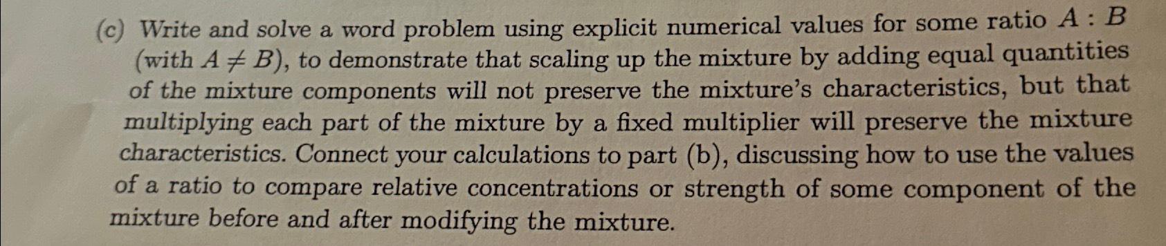 Solved (c) ﻿Write and solve a word problem using explicit | Chegg.com