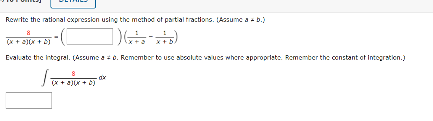 Solved Rewrite the rational expression using the method of | Chegg.com