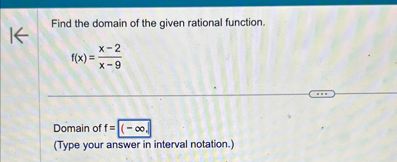 Solved Find the domain of the given rational | Chegg.com
