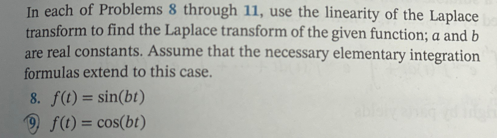 Solved In each of Problems 8 ﻿through 11, ﻿use the linearity | Chegg.com