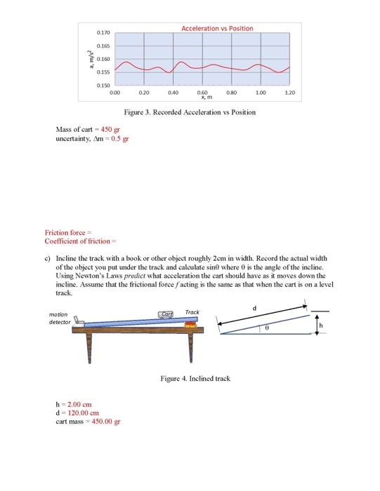 Cart on Ramp EXPERIMENT 7 Dynamics and Energy For | Chegg.com