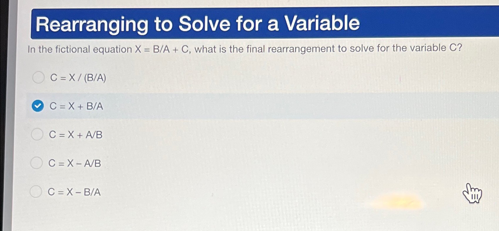 Solved Rearranging to Solve for a VariableIn the fictional | Chegg.com