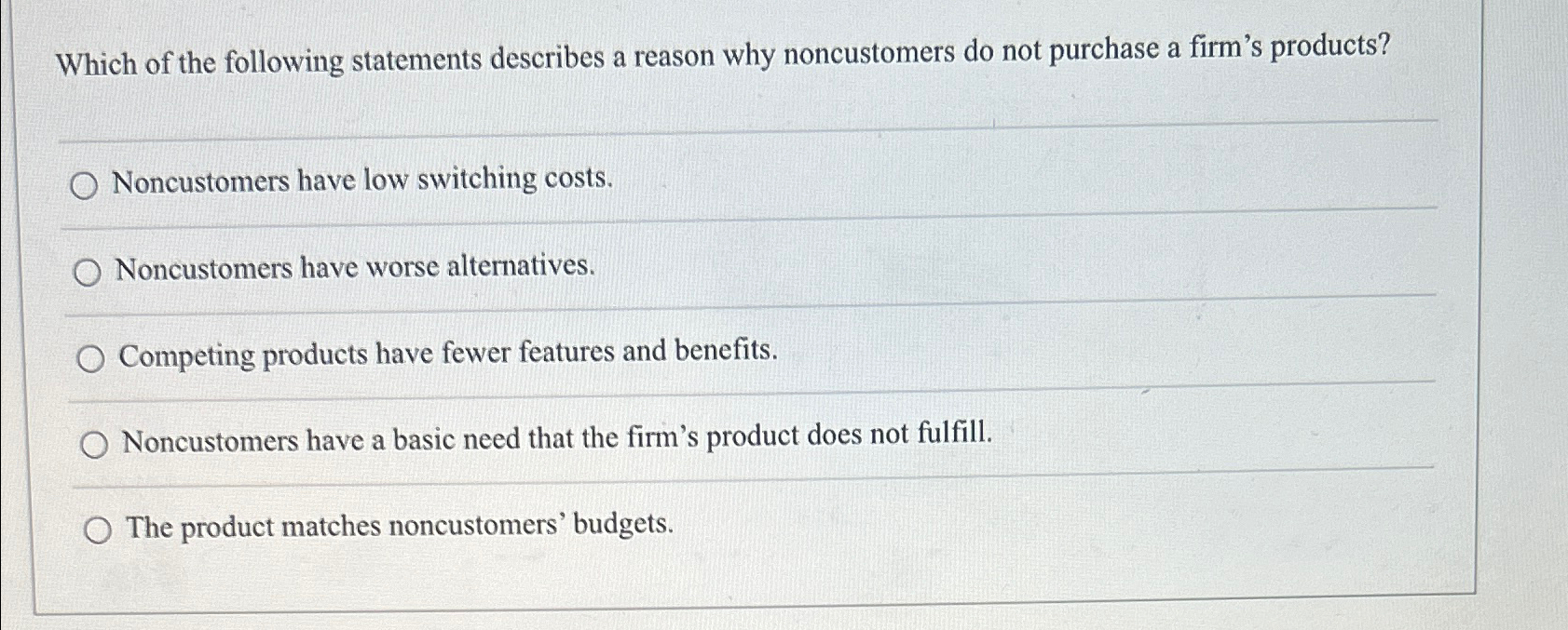 Solved Which of the following statements describes a reason | Chegg.com