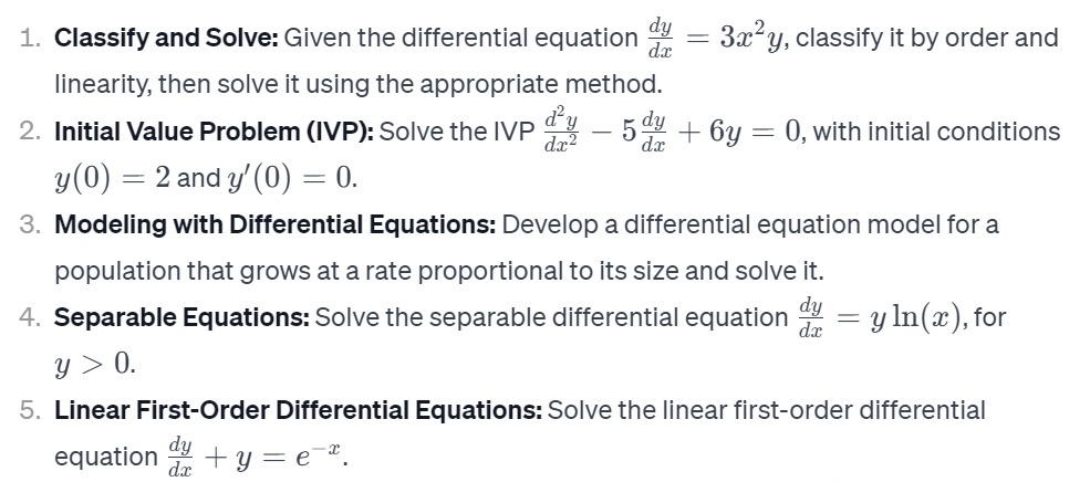 Solved Classify and Solve: Given the differential equation | Chegg.com