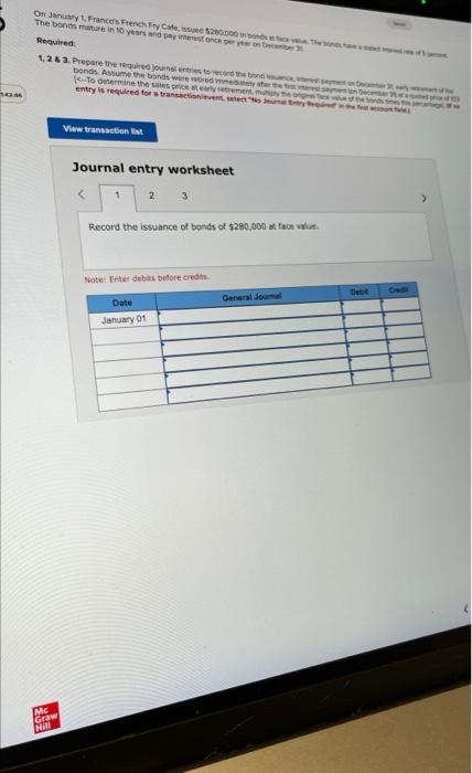 Solved Required: Journal entry worksheet: Journal entry | Chegg.com