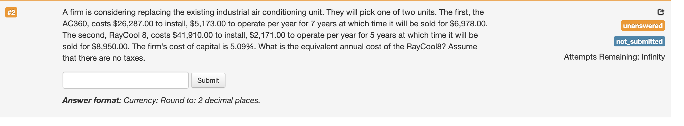 Solved A firm is considering replacing the existing | Chegg.com
