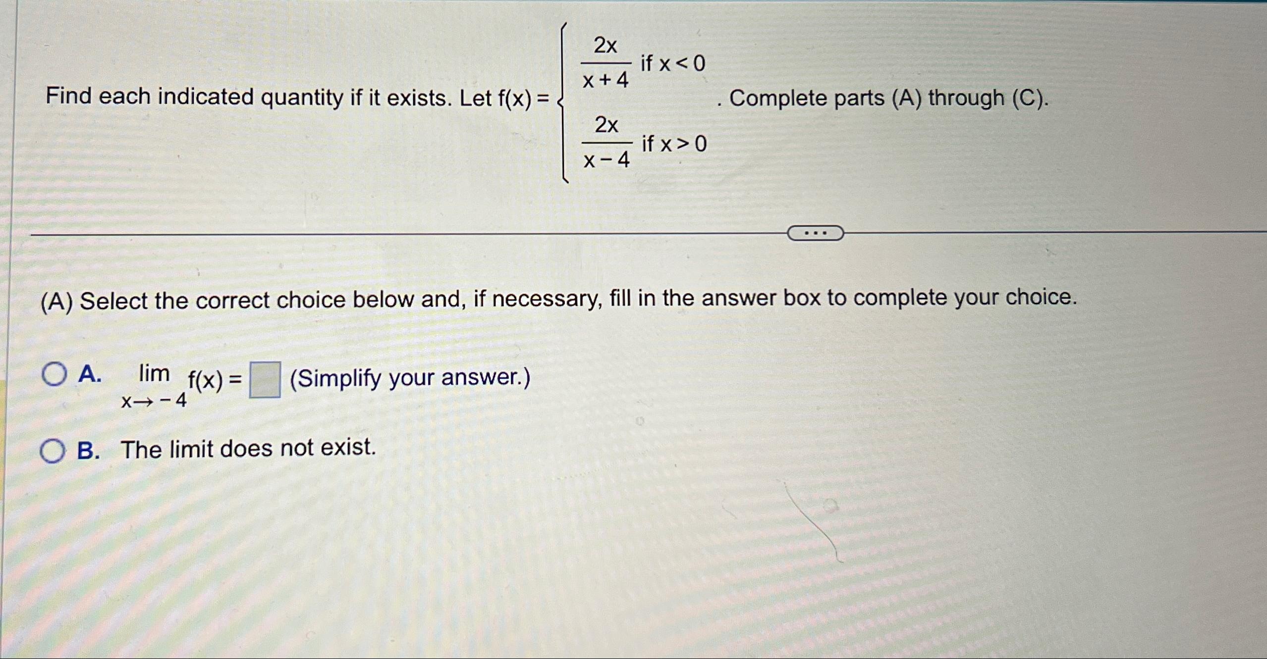 Solved Find each indicated quantity if it exists. Let | Chegg.com