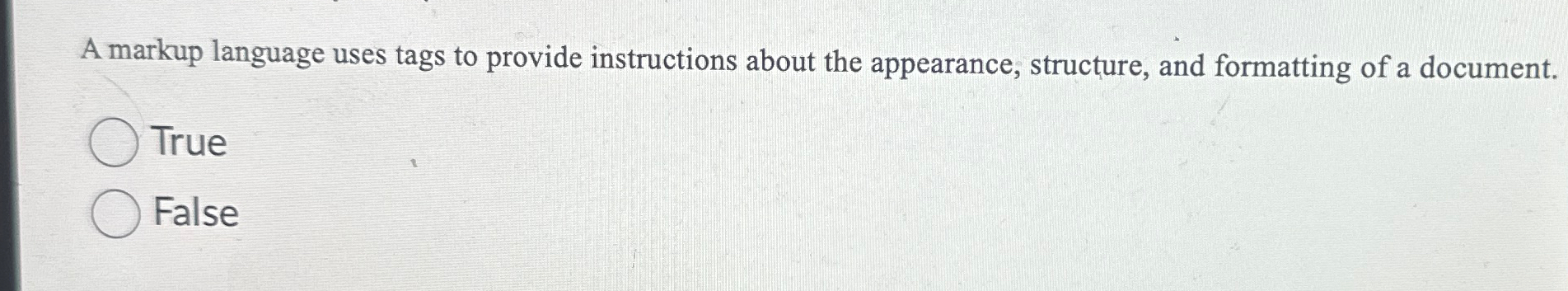 Solved A markup language uses tags to provide instructions | Chegg.com
