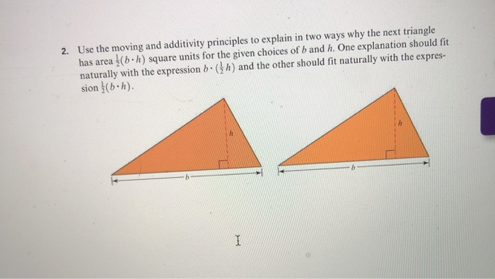 Solved 2. Use the moving and additivity principles to | Chegg.com
