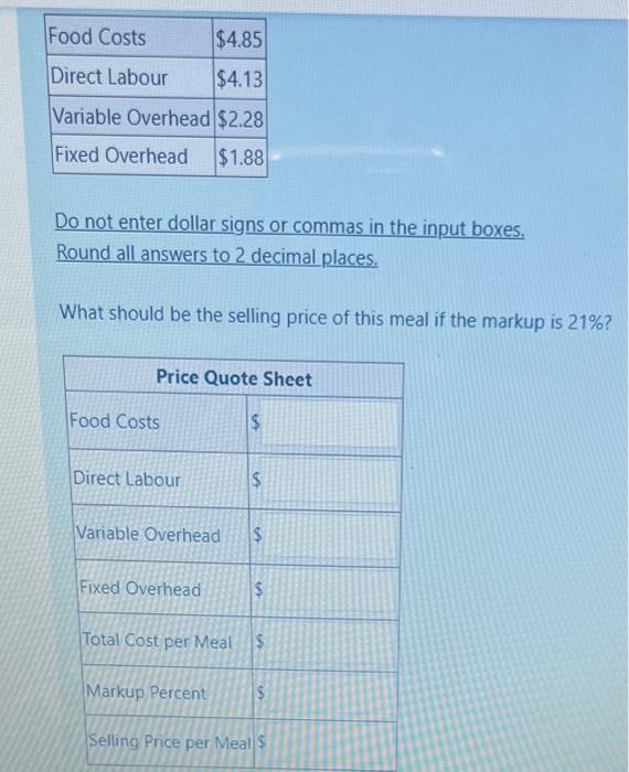 Solved Do not enter dollar signs or commas in the input | Chegg.com