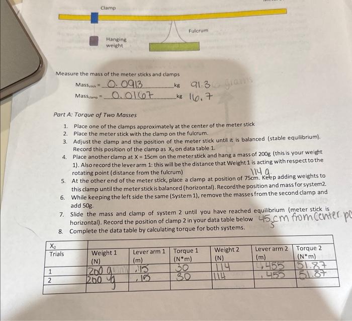 1. How does your calculated mass at step 11 (part C) | Chegg.com