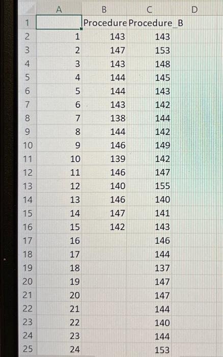 Solved Two marathon training procedures are tried for | Chegg.com