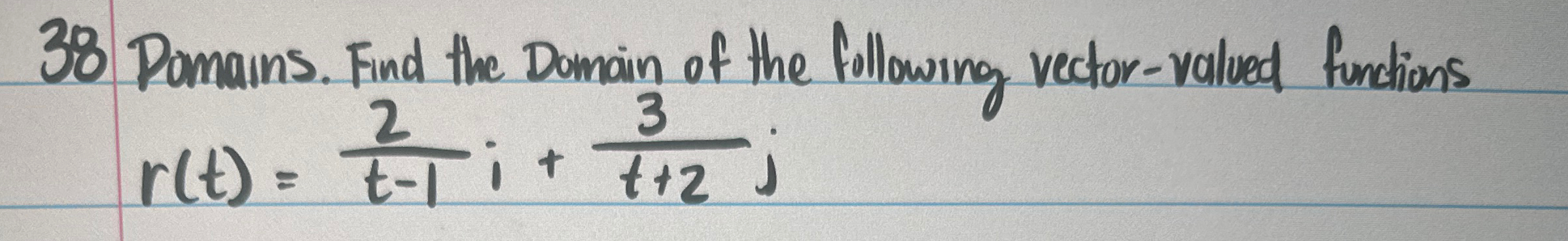 Solved 38 ﻿Domains. Find the Domain of the following | Chegg.com