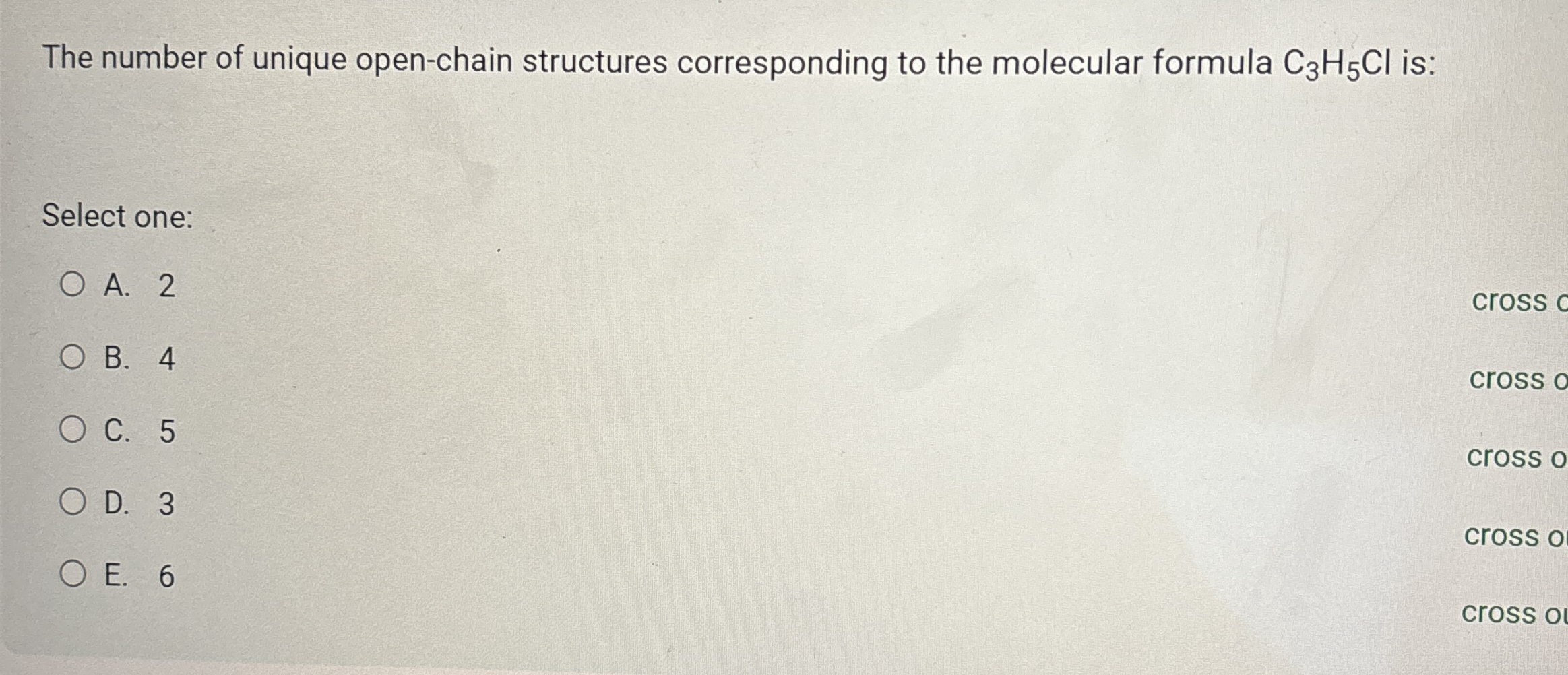 Solved The number of unique open-chain structures | Chegg.com