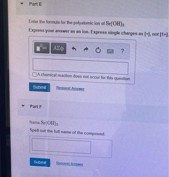 Solved Write the symbol for the cation in each of the | Chegg.com