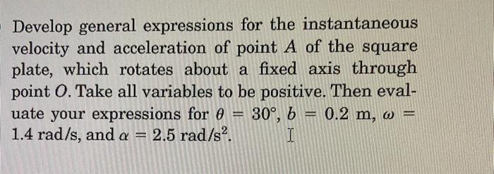 Solved Develop general expressions for the instantaneous | Chegg.com