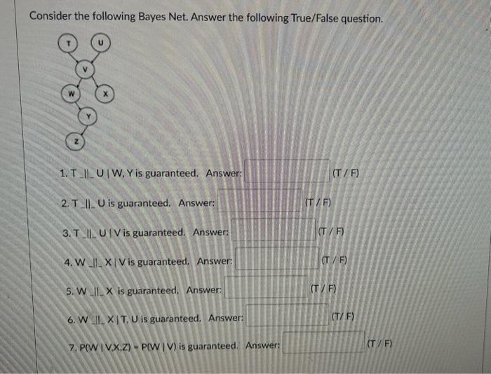 Solved Consider the following Bayes Net. Answer the | Chegg.com Solved Consider the following Bayes Net. Answer the | Chegg.com