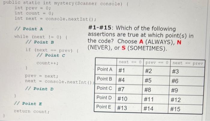 Solved \#1-\#15: Which of the following assertions are true | Chegg.com