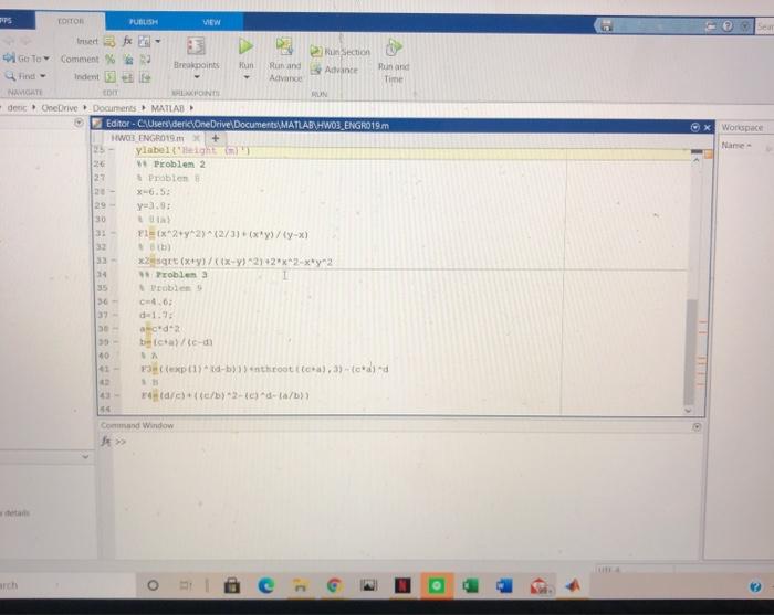 Solved problem 25modify your Mars ballistics MATLAB program | Chegg.com