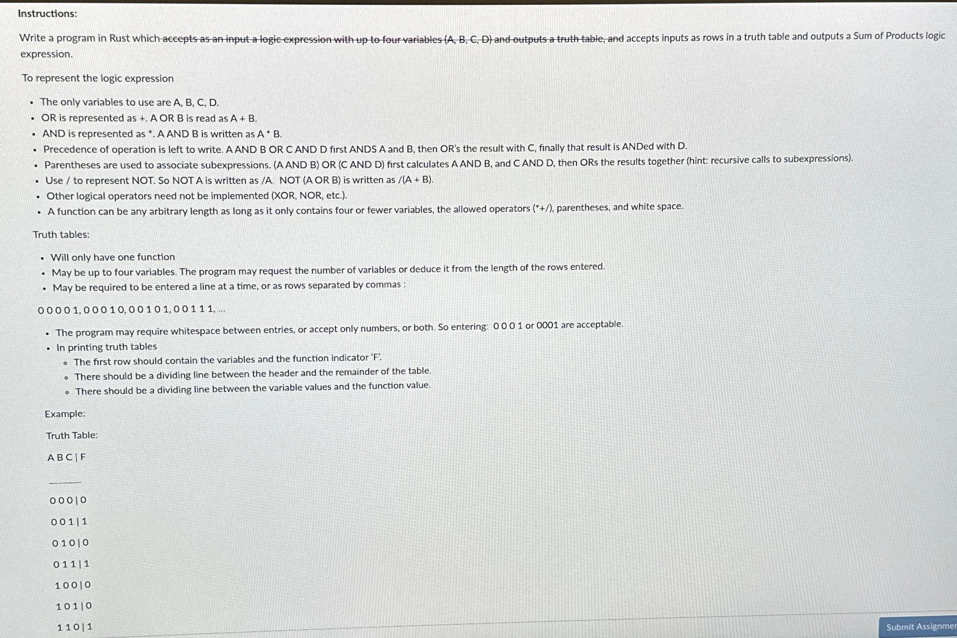 Solved Instructions: expression.To represent the logic | Chegg.com
